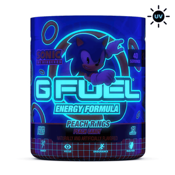 GFUEL Sonic’s Peach Rings Black Edition » www.gamerjuice.cz