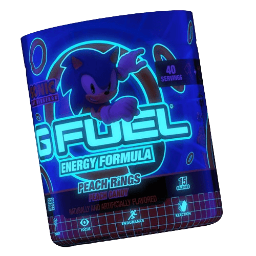GFUEL Sonic’s Peach Rings Black Edition » www.gamerjuice.cz